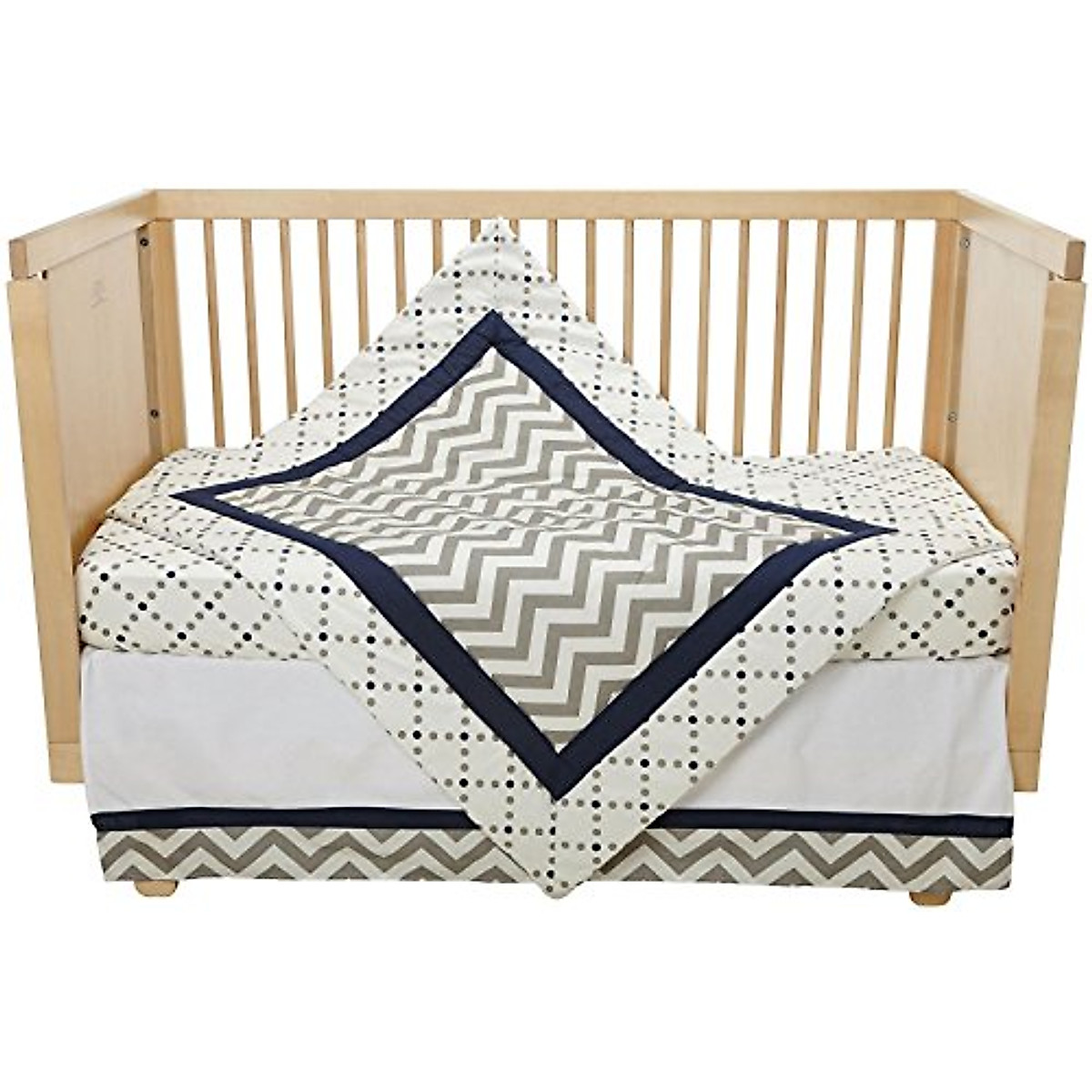 My Baby Sam Out of The Blue 3pc Crib Set