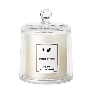 Engli Aromatherapy Candles English Pear Freesia Scented Candle for Home Scented Soy Wax Candles 45 Hour Burn Time Candles Gifts for Women Birthday Thanksgiving Christmas