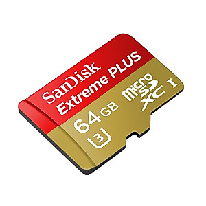 SanDisk Extreme Plus 16GB MicroSDHC UHS-I Memory Card Speed Up To 80MB/s With Adapter- SDSDQX-016G-U46A (Older Version)