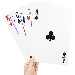 Midway Monsters Jumbo and Super Jumbo Oversized Playing Cards | 54 Cards | Poker Deck of Cards | Super Jumbo Oversized 8.25"x11.75"