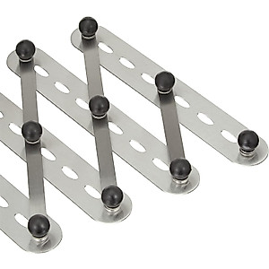 IBILI Expandable Trivets for Hot Pots and Pans, Trivets for Hot Dishes - Foldable Non-Slip Feet, Heat-Resistant Pad Stainless Steel Pot Holder for Kitchen Counter