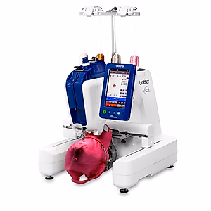 Brother Persona PRS100 Single Needle Embroidery Machine with 4-Spool Thread Stand and Free Arm Embroidery