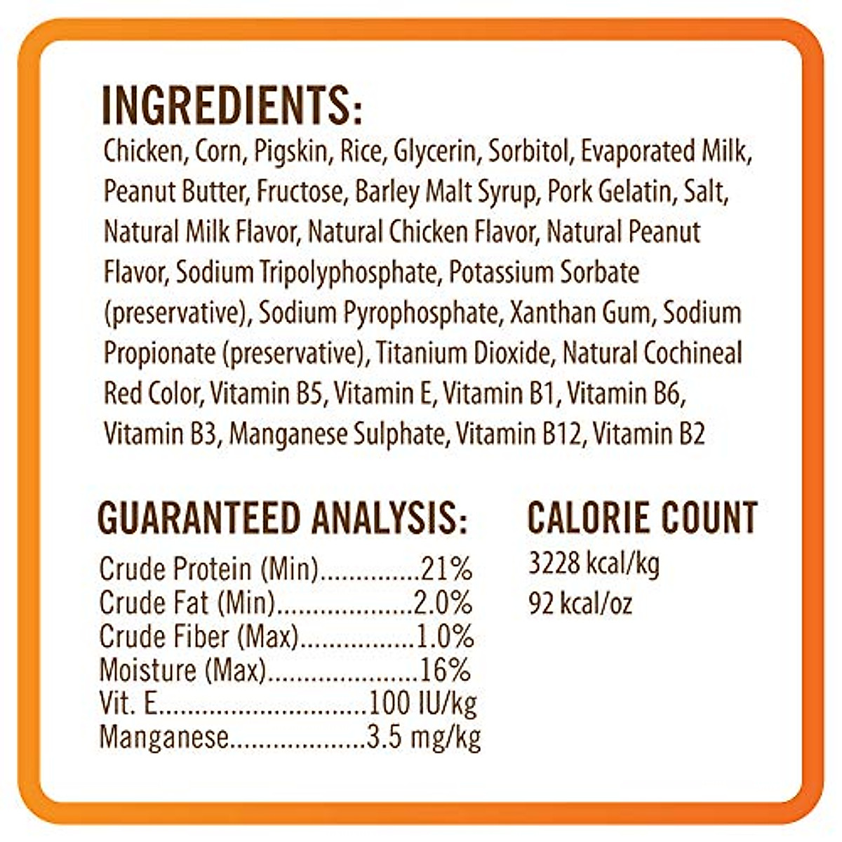 NutriChomps Dog Chews, 6-inch Braids, Easy to Digest, Rawhide-Free Dog Treats, Healthy, Real Chicken, Peanut Butter and Milk flavors, Pack of 4