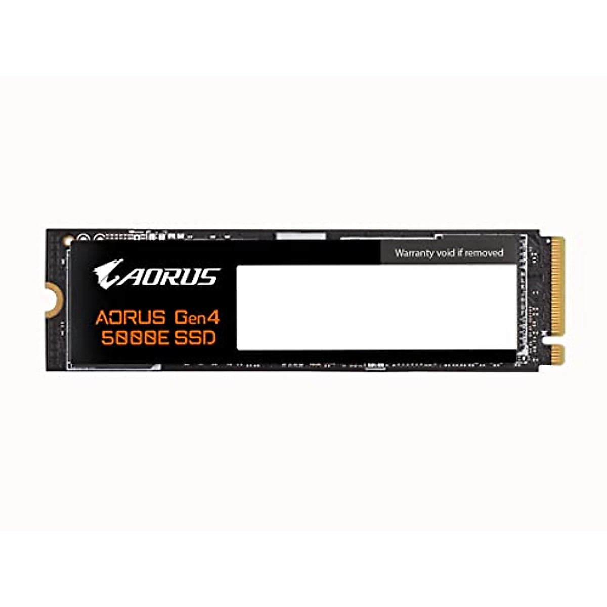 GIGABYTE AORUS Gen4 5000E SSD 500GB PCIe 4.0 NVMe M.2 Internal Solid State Hard Drive with Read Speed Up to 5000MB/s, Write Speed Up to 3800MB/s, AG450E500G-G
