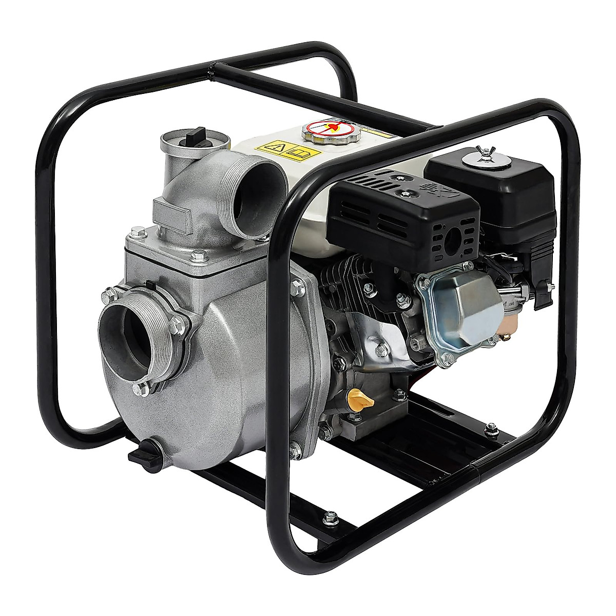 4-Stroke 7.5 HP Gasoline Engine Water Pump,210cc 3in Gasoline Powered Water Transfer Pump,Single Cylinder Air-cooled Trash Pump for Reenhouse Planting,Ground Cleaning,Fishpond Aquaculture…