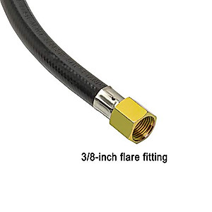 only fire 4Ft 0-30PSI Adjustable Propane Regulator with Tank Gauge QCC-1 Connection Hose for Grills, Turkey Fryers, Burner, Forge, Fire Pit etc