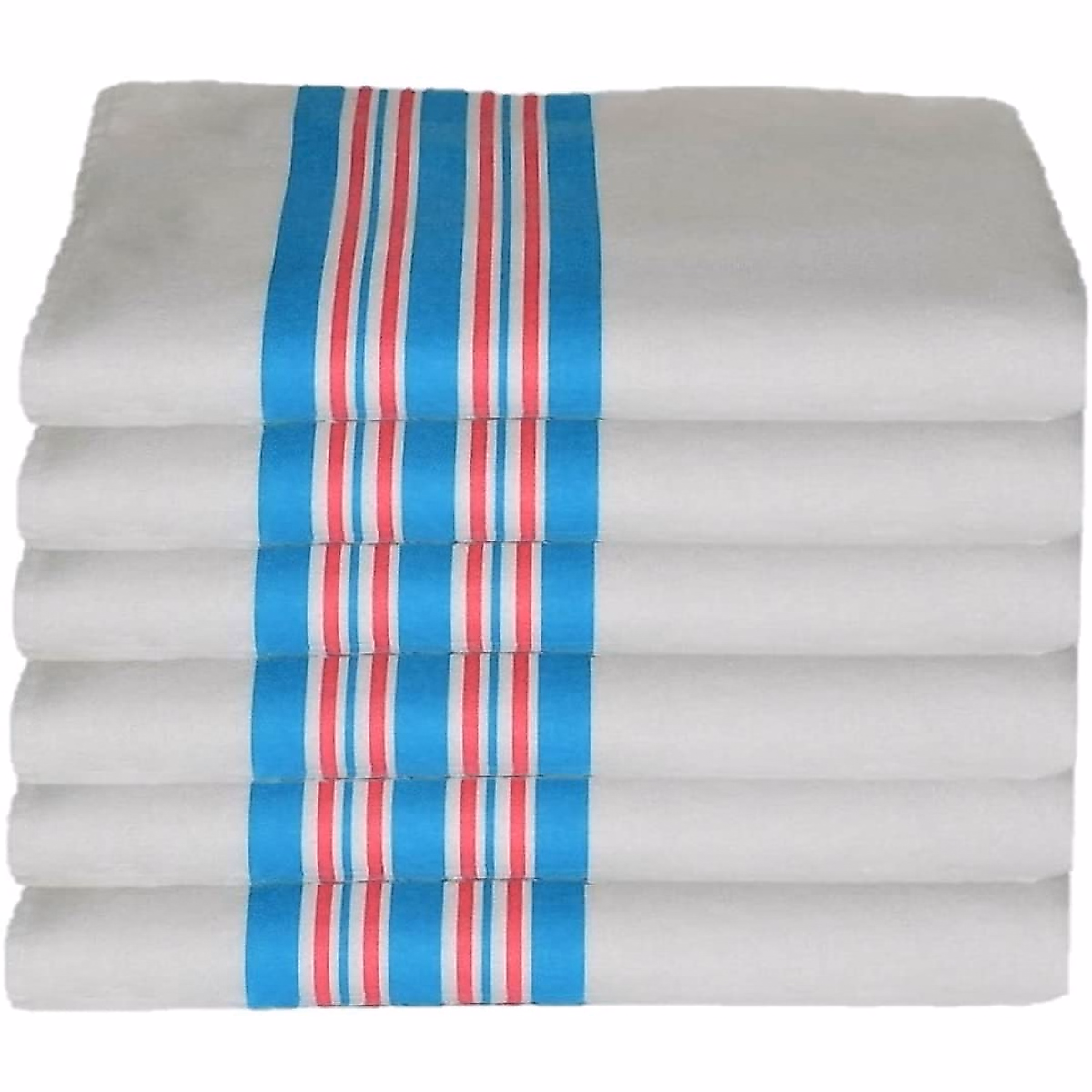 6PK - Soft 100% Cotton Nursery Receiving Hospital Baby Blankets 30 x 40