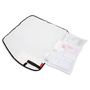 Diono Change 'n Go Baby Diaper Changing Mat, Portable, Lightweight Travel Diaper Station Kit With Waterproof Cushioned Pad, Black