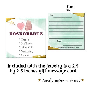 Natural raw rose quartz stud earrings with yellow gold over 925 sterling silver, 6 to 7mm rough genuine quality birthstone gift for her, Uniquelan Jewelry (rose-quartz)