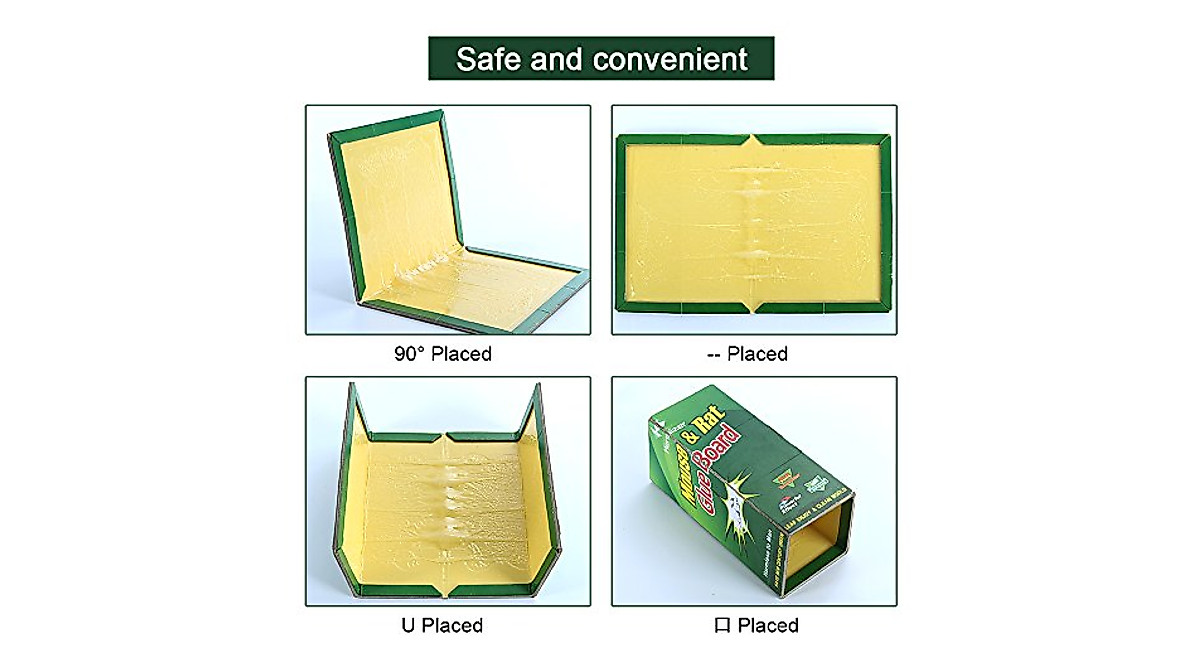 Kensizer 12-Pack Super Sticky Mouse Traps