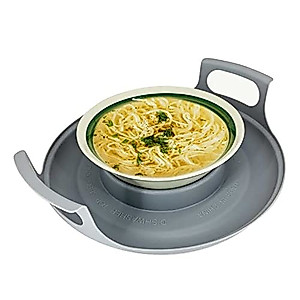 Handy Gourmet Microwave Cool Caddy w/ Handles - Carrying Tray for Bowls, Plates