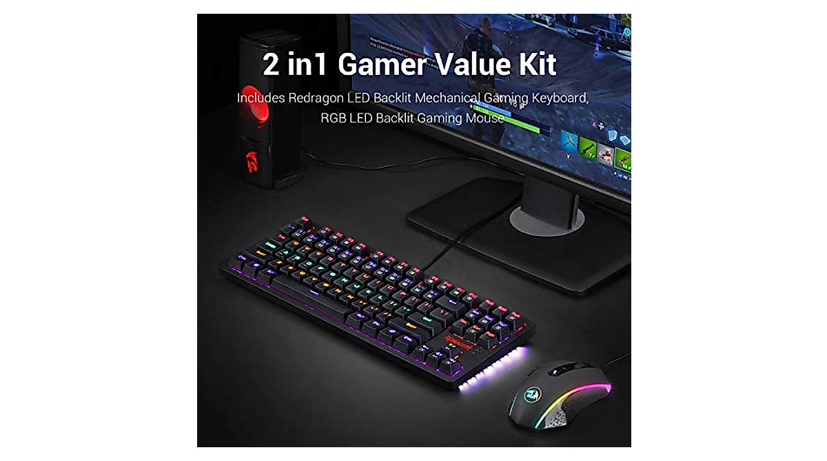 Redragon S113 RGB Gaming Keyboard & Mouse Combo