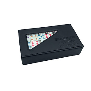 University Games | ChickenFoot Double 9 Color Dot Professional Size Dominoes for 1 to 8 Players Ages 6 and up