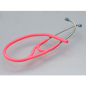 Compatible Replacement Tube by CardioTubes fits Littmann(r) MasterCardiologyI(r) and Littmann(r) Cardiology III(r) Stethoscopes - 7mm Binaurals Pink TUBING