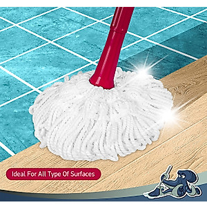 DSV Standard Replacement Mop Head for DSV Wringing Twist Mop, Wet or Dry Floor Cleaning Mop Head (Does not Include Handle)