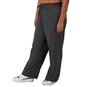 Champion, Lightweight Lounge, Comfortable Jersey Pants for Women, 31.5" (Plus Size Available), Granite Heather, XX-Large