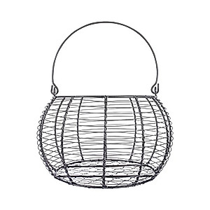 DII Vintage Wire Storage Baskets, Egg Basket Set, Rustic 3 Piece