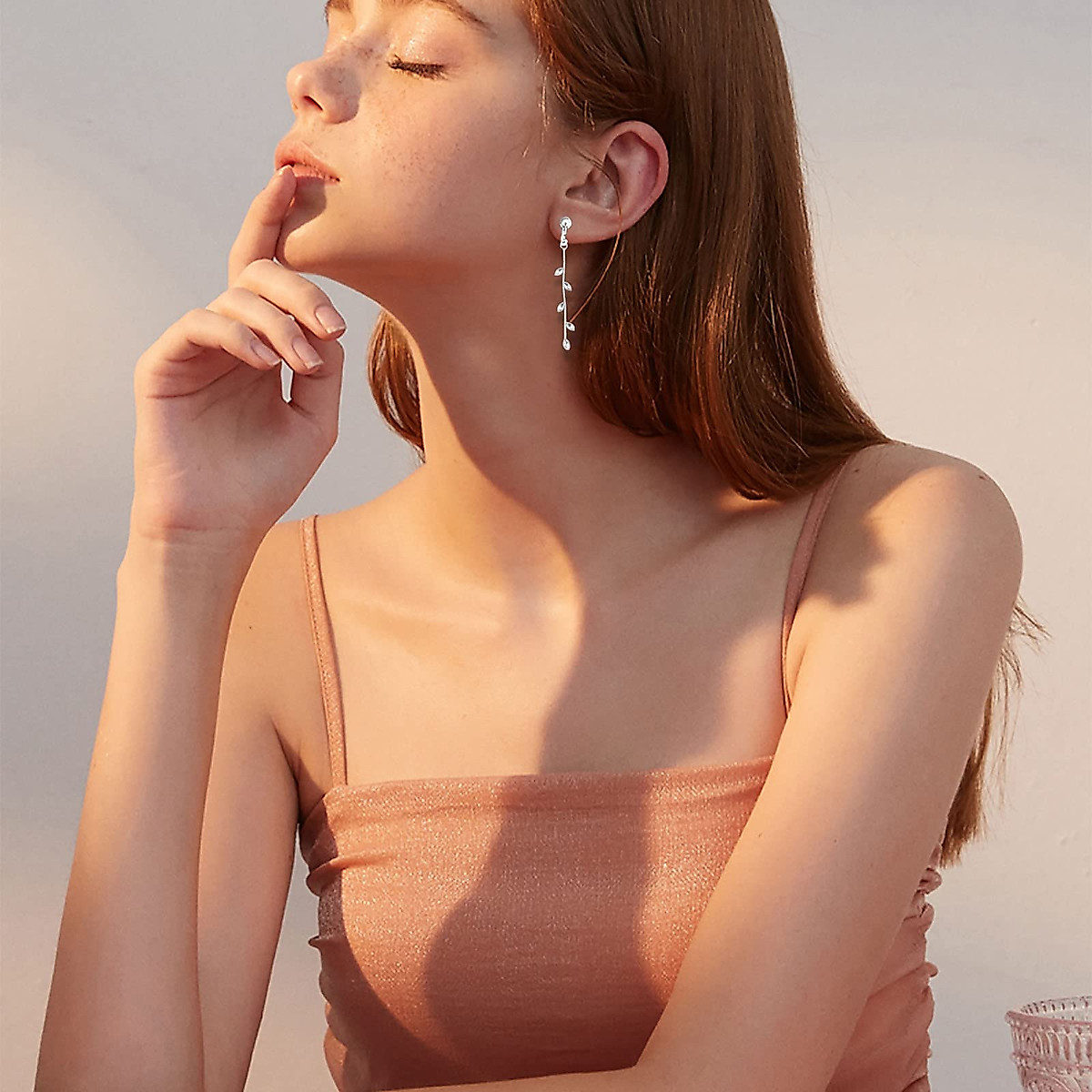 NEWITIN 16 Pairs Clip On Earrings for Women Dangle Drop Earrings Multiple Cute Earrings Charming Fashion Earrings Non Piercing Clip on Earrings for Women