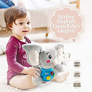 SUNWUKING Baby Musical Toy Baby Doll - Infant Toy Musical Toy for Baby Toy Newborn Plush Figure Toy Toddler Plush Gift Soother Doll Partner Baby Monkey