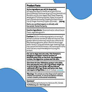 Pet Wellbeing Detox Gold for Cats - Vet-Formulated - Gentle Detoxification & Elimination Support - Natural Herbal Supplement 2 oz (59 ml)