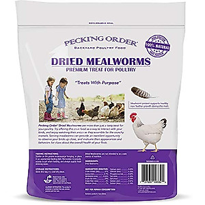 Pecking Order Dried Mealworms, 30 oz