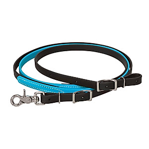 Weaver Leather Brahma Webb Roper Rein Hurricane Blue, 5/8" x 8'