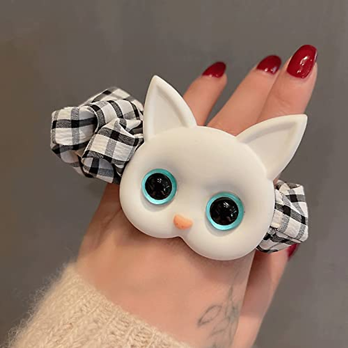 Cualque Cat Headband for Women Mom, Cute Lovely Animal Headpiece Hair Band Head Wrap Hairband for Women, Men, Shower Spa Yoga Beauty Skincare