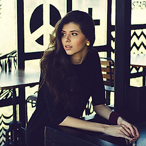 WISTIC Gold Hoop Earrings Double Layered Disc Drop Fashion Earrings 14K Gold Plated Polished Stainless Steel Earrings Jewelry (Double Disc Drop Earrings (Gold))