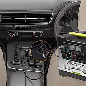 MJPOWER 12V/24V Car Charging Cable Compatible Anker 521 523 535 555 Powerhouse II 300 400 800 / PAXCESS Rugged330 / BALDR Portable Power Station Solar Generator Power Bank Car Charger Auto DC Adapter