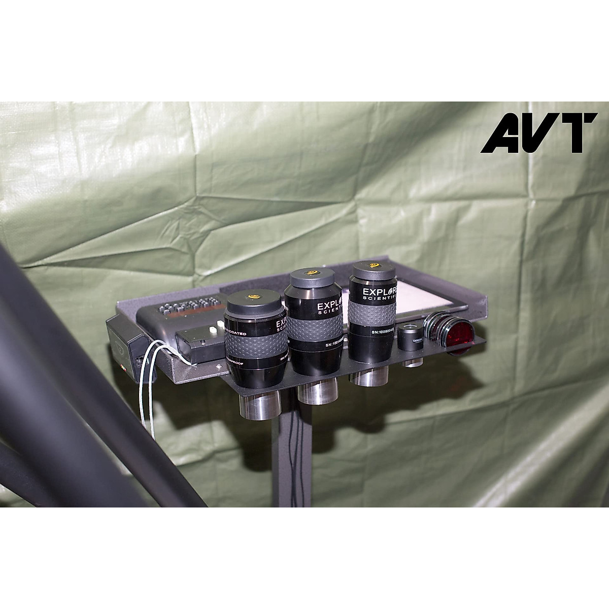 AVT Dobsonian Telescope Eyepiece Tray for 2", 1.25" Eyepiece & Filters - FLAT