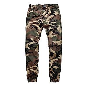 Match Men's Loose Fit Chino Washed Jogger Pant (29, Khaki max)