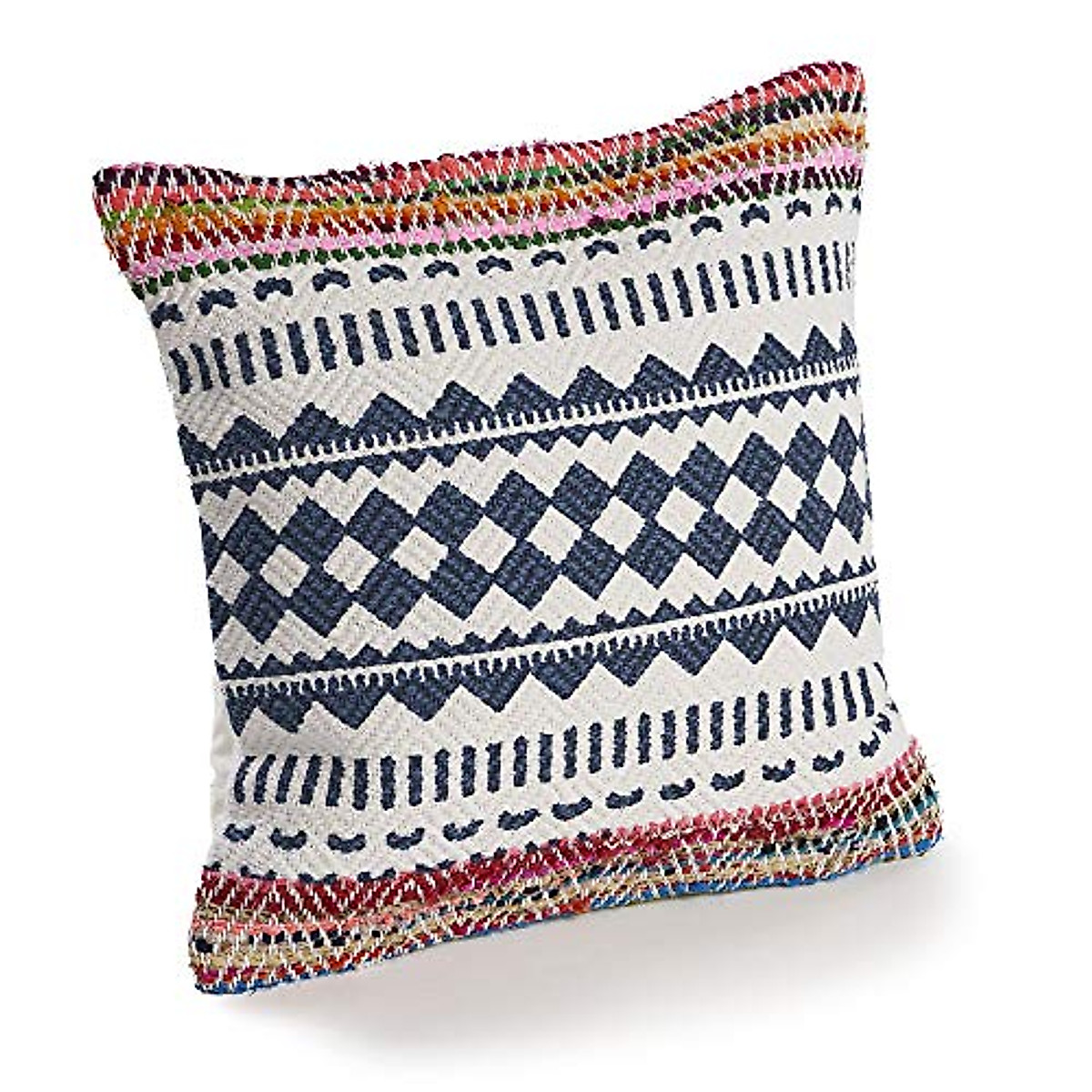 LR Home Boho Chevron Throw Pillow 18" x 18" Multi