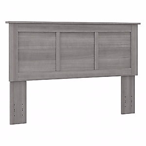 Bush Furniture Somerset Full/Queen Size Headboard in Platinum Gray