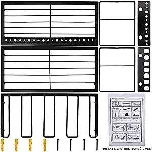 Power Tool Organizer, 3 Layers Drill Holder Wall Mount, Garage Tool Organizers and Storage with 3Pcs Parts Tool Organizers, Gifts for Men Fathers