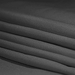 Prime Bedding Bed Sheets - 3 Piece Twin Sheets, Deep Pocket Fitted Sheet, Flat Sheet, Pillow Case - Black