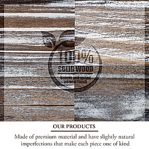 MyGift Rustic Brown Wood 3-Tier Collectibles Figurine Display Risers, Dessert Showcase Stands, Set of 3