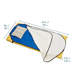 ECR4Kids Nap Mat Companion, Portable Bedding, Loopty Loop, 1-Piece