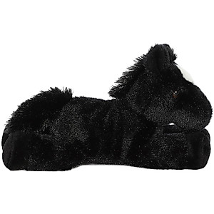 Aurora® Adorable Mini Flopsie™ Beau™ Stuffed Animal - Playful Ease - Timeless Companions - Black 8 Inches
