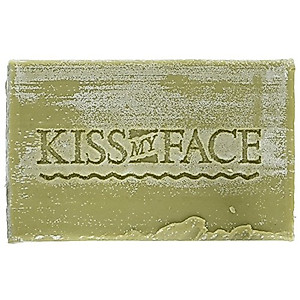 Kiss My Face Soap Bar Olive & Aloe with sea Salt 8 Ounce (235ml) (6 Pack)