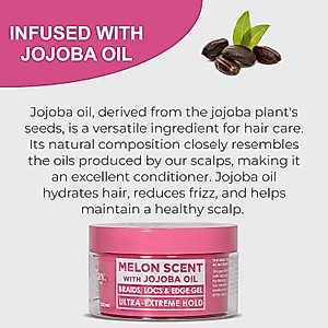 Esha Slick N Slay Braiding Gel (17 Oz., MELON)