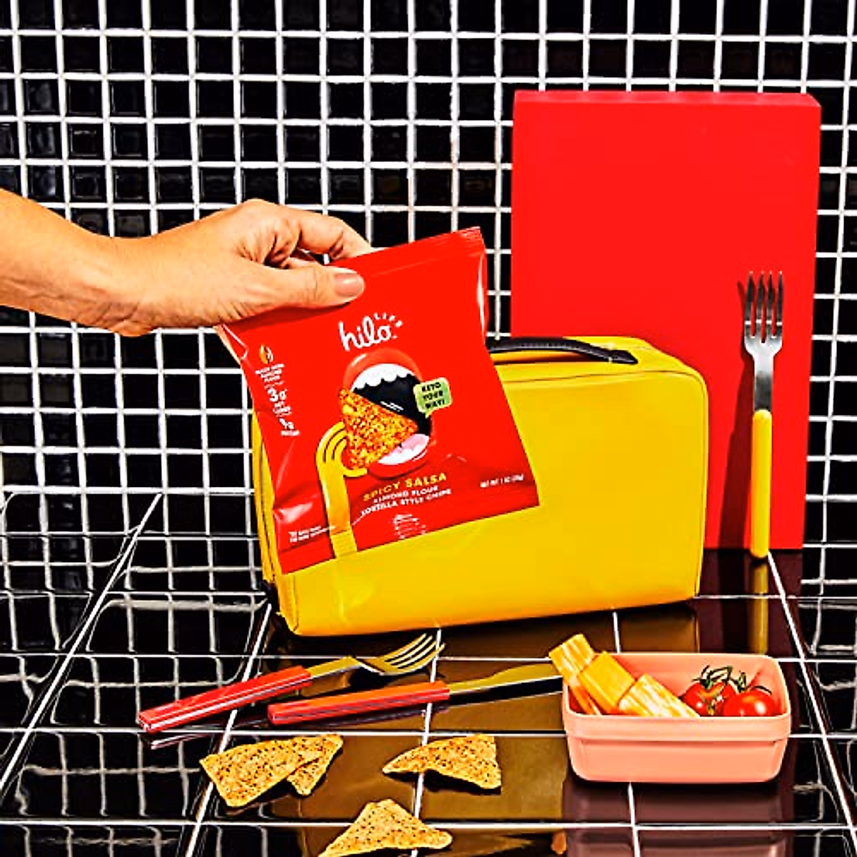 Hilo Life Low Carb Keto Friendly Tortilla Chip Snack Bags, Variety Pack, 1 Ounce (Pack of 12)