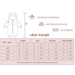 Happy Cherry Baby Infant Down Jumpsuit One Piece Windproof Jacket Hooded Zipper Romper Winter Puffer Snowsuit Soft One Piece Warm Coat for Boys Girls Black 12-18 Months