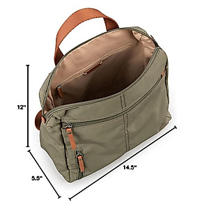 The Sak womens Esperato Recycled Nylon Backpack, Olive Ii, One Size US