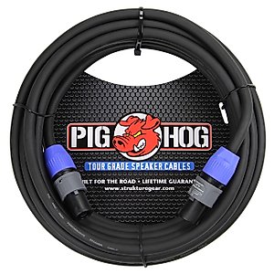 Pig Hog PHSC5SPK High Performance 14 Gauge 9.2mm speakON Speaker Cable, 5 Feet