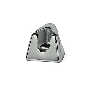 Leaf Shave | The Leaf Razor Stand, Chrome - Weighted Metal Razor Stand with Non-Slip Grip