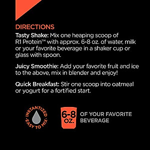 Rule One Proteins, R1 Protein - Lightly Salted Caramel, 25g Fast-Acting, Super-Pure 100% Isolate and Hydrolysate Protein Powder with 6g BCAAs for Muscle Growth and Recovery, 2lbs