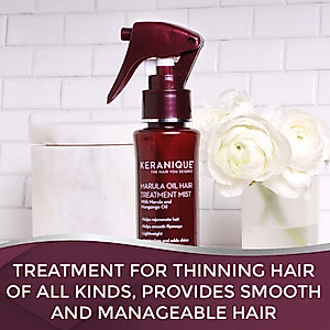 Keranique Marula Oil Hair Mist, 2 Fl Oz – Sulfate, Dyes And Parabens Free | Add Shine, Moisturizes And Conditions the Hair Without Build-Up | Natural Mongongo, Marula and Cyperus Omega Oils