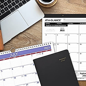 AT-A-GLANCE 2022-2023 Planner, Weekly & Monthly Academic Appointment Book, 8-1/2" x 11", Large, DayMinder, Charcoal (AYC52045)