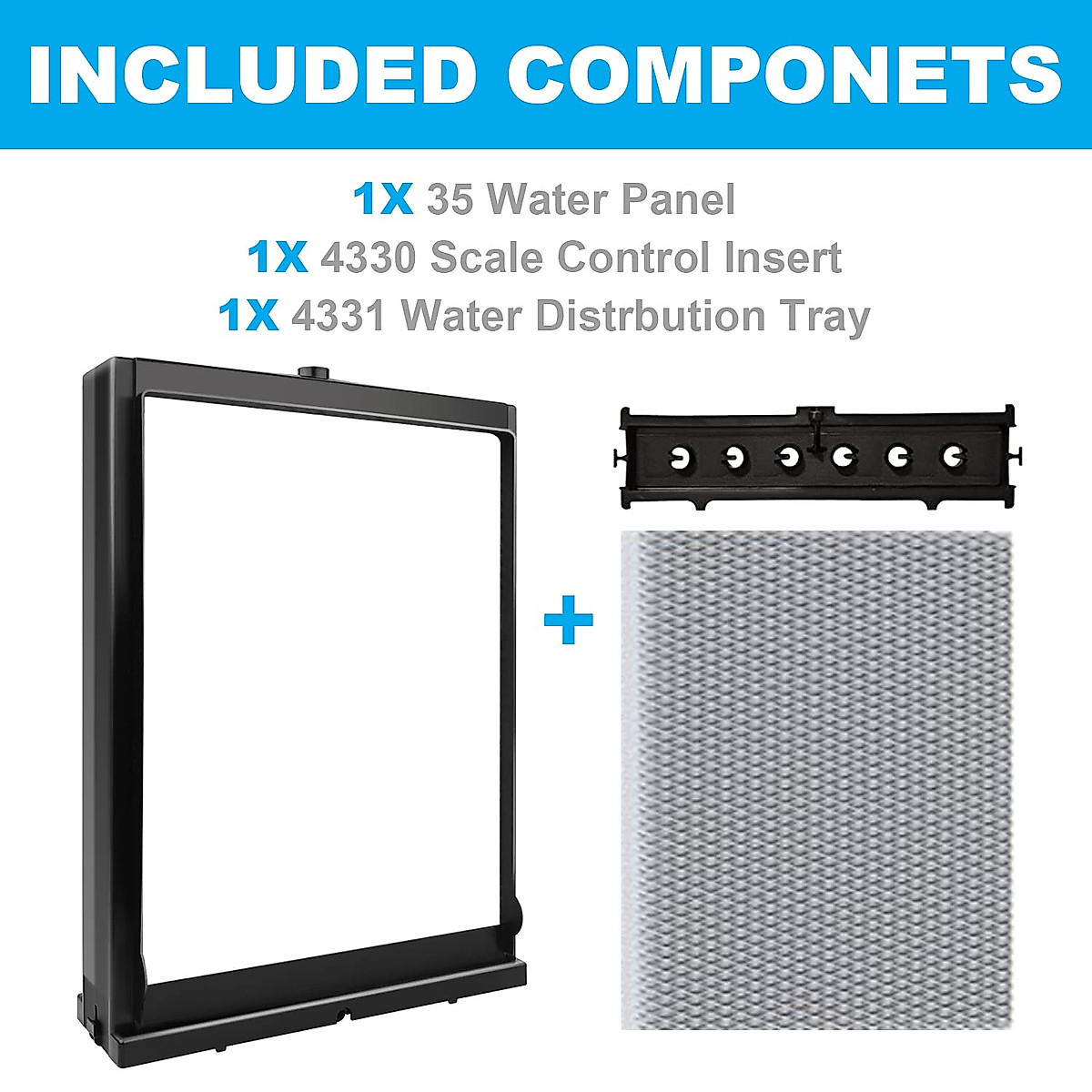 4839 Humidifier Maintenance Kit - No. 35 Water Panel Humidifier Replacement for Aprilaire Whole Home Humidifier Models 600, 600A, 600M