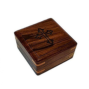Stanley London Personalized Pocket Compass Engraved Joshua 1:9 (Be Strong and Courageous) - Great for Baptism, Confirmation, First Communion, Graduation (Compass & Box, Personalized)